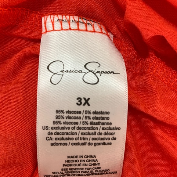 Jessica Simpson | Tops | Jessica Simpson Paprika Athena Top 3x Nwt ...
